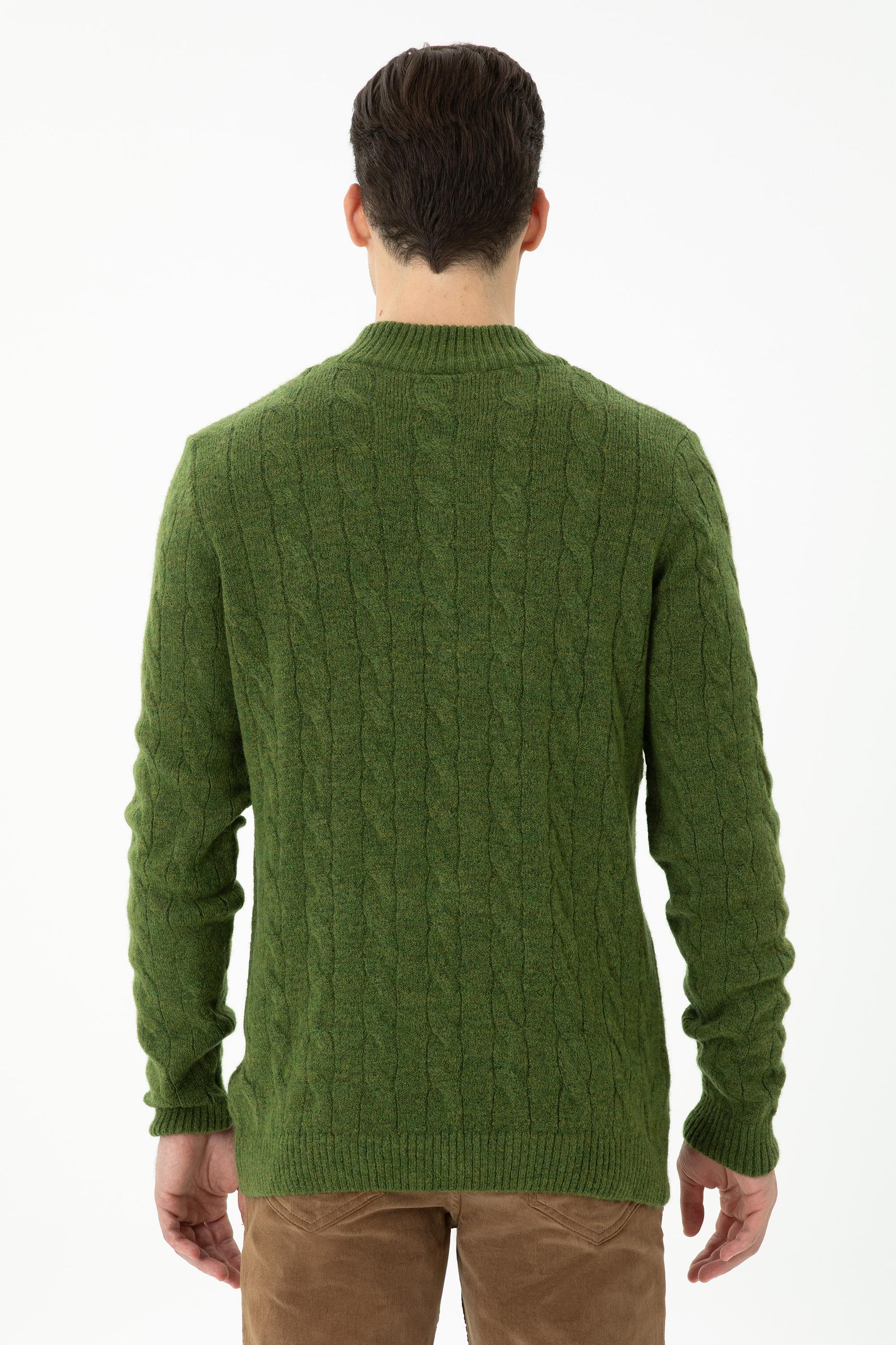 Erkek Yeşil Kazak | 50270972037 - U.S.Polo Assn.